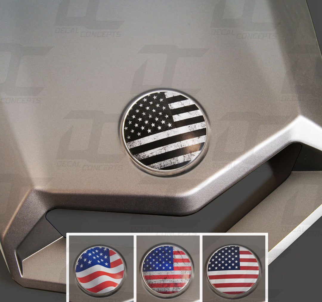 Emblem Decal Overlay Pack - American Flag Style -for Can Am Maverick X3 ...