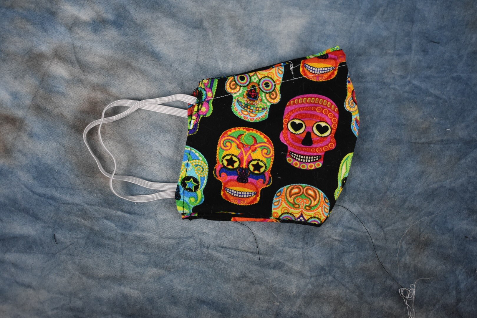 Candy Skulls Face Mask