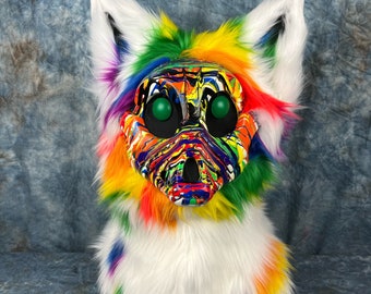 Skull Dog Fursuit Head Premade - Etsy Denmark