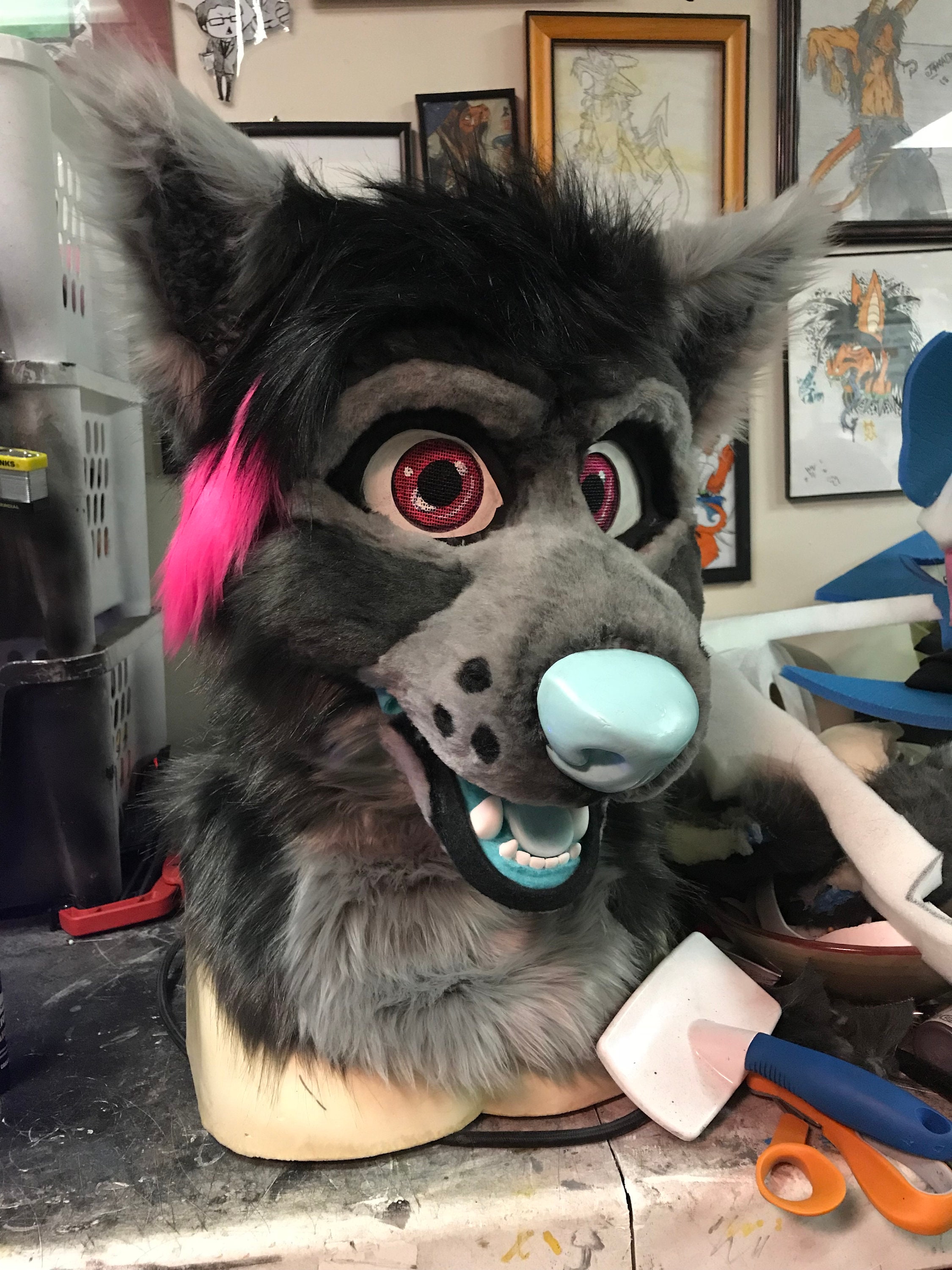 Custom: Canine/Fox/Wolf Fursuit Head Commission