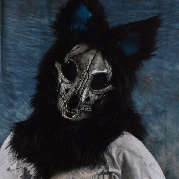 Skull Dog Mask Furry - Etsy