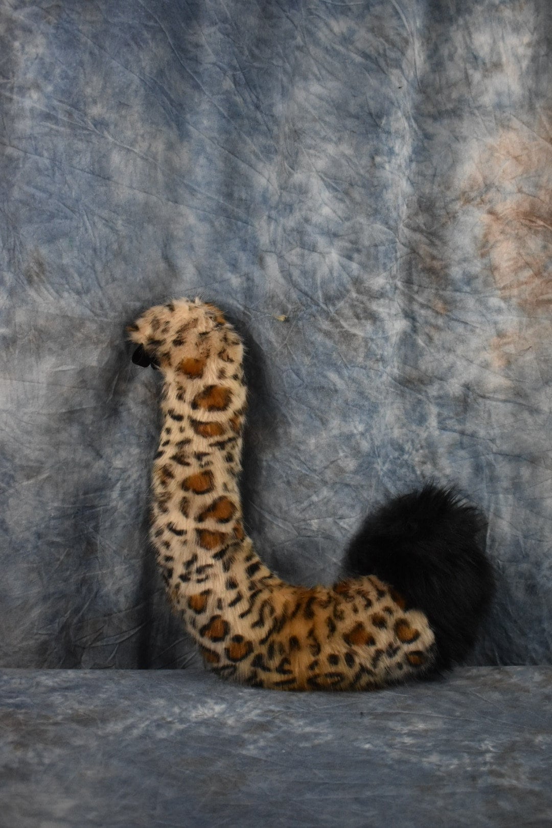 Leopard and Black Feline Fursuit Tail - Etsy