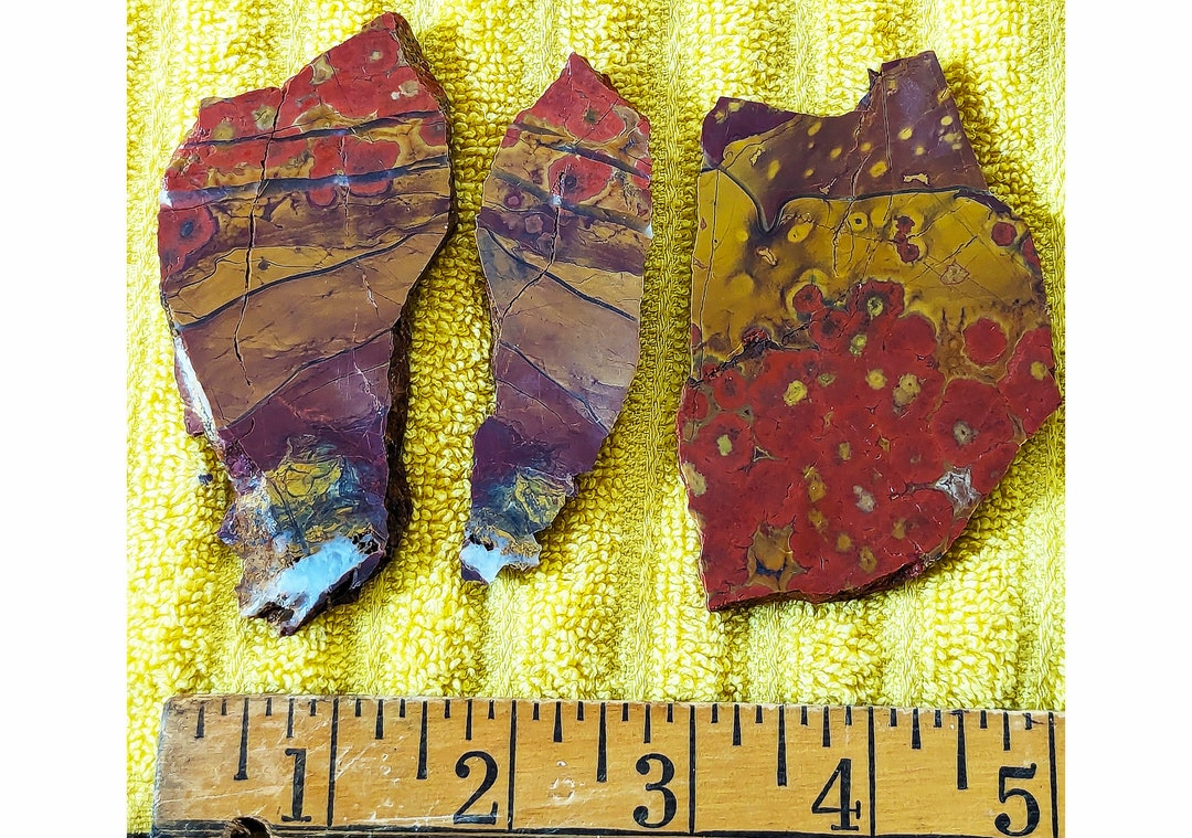 RARE Morgan Hill Poppy Jasper - Slab Packet #3 - Etsy