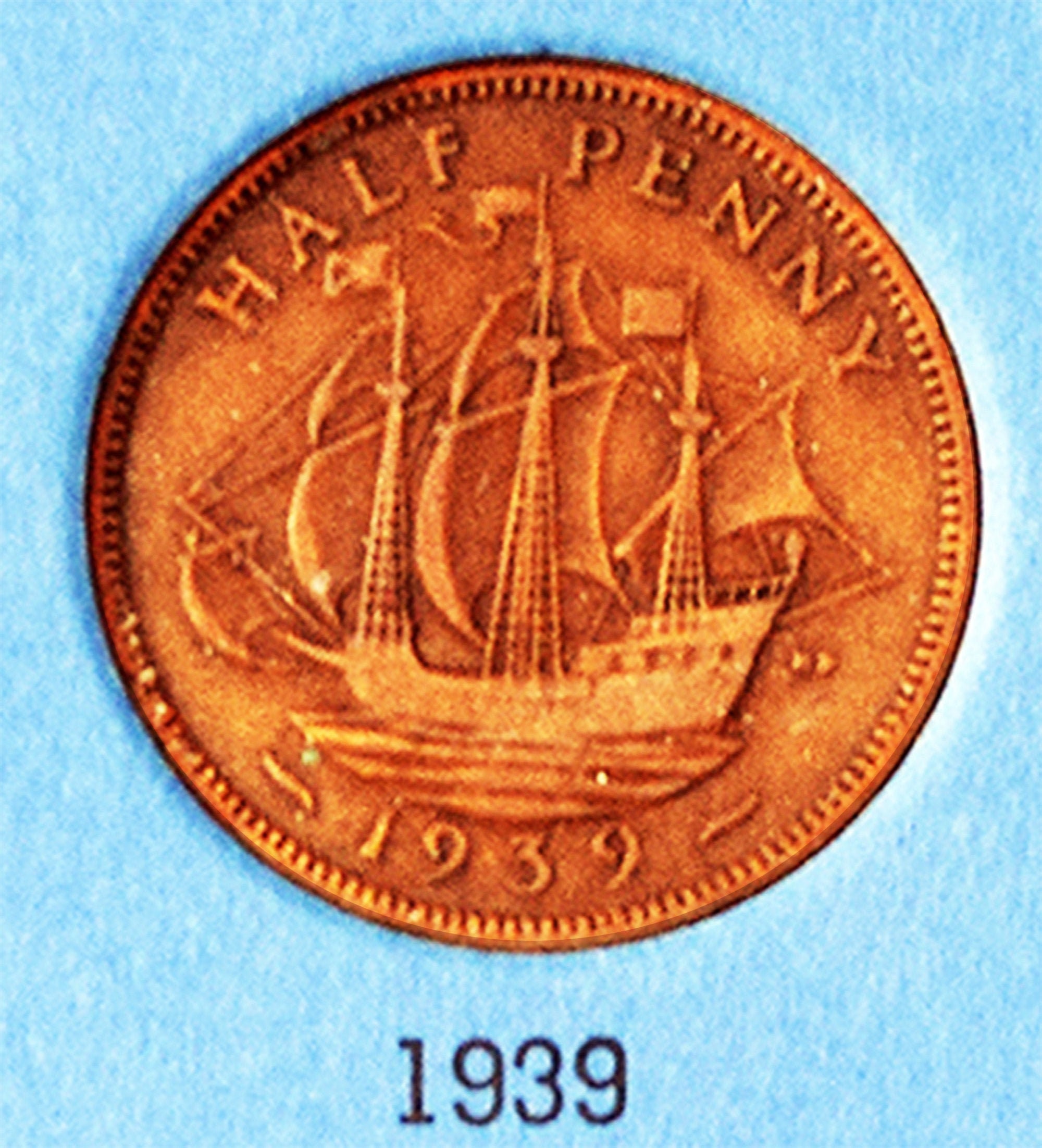 British Half Pennies - Complete Collection - 1937 - 1966 - Etsy