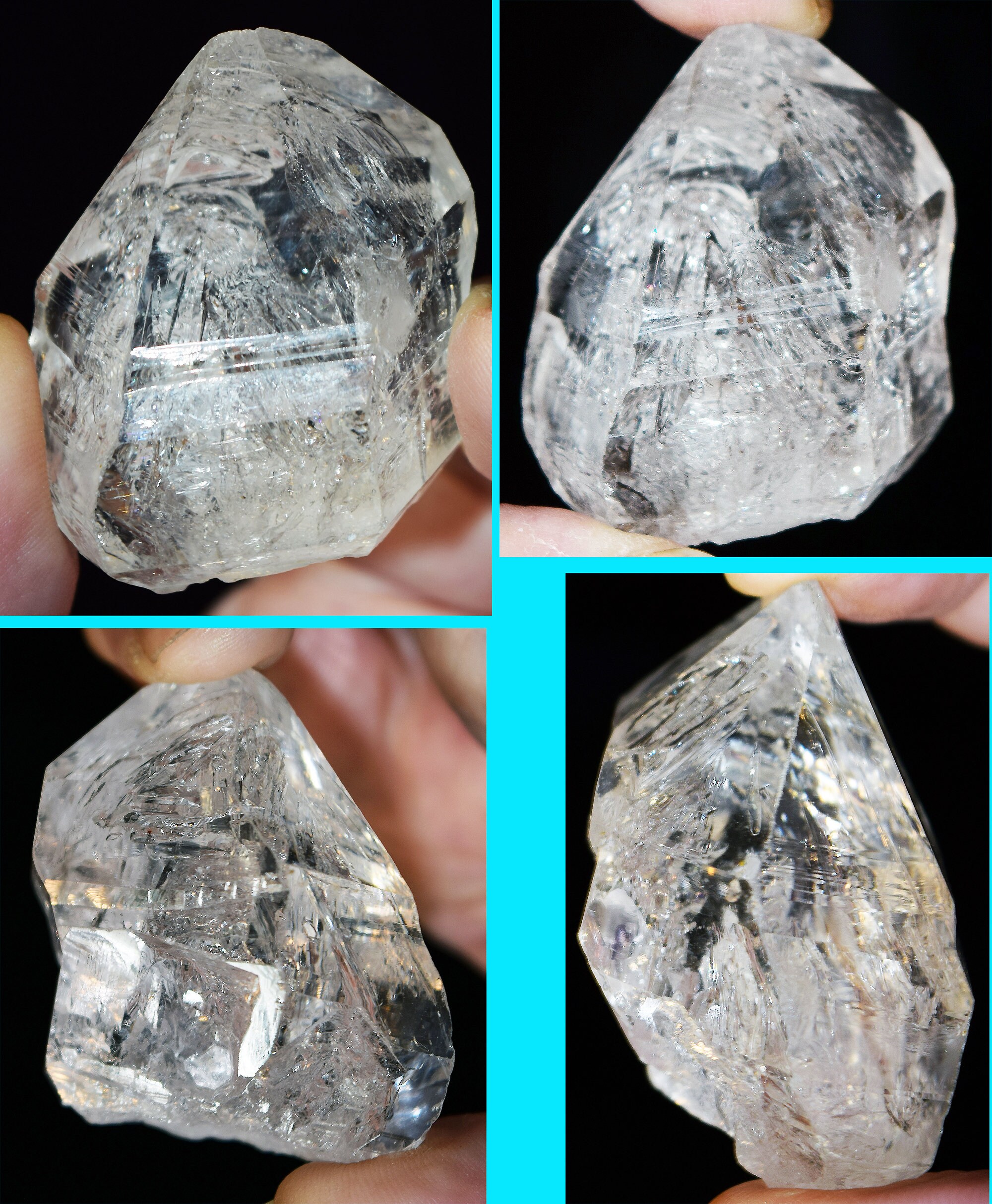 Cristal-transparente y precioso Cristal de cuarzo de 2 onzas de Namibia ...