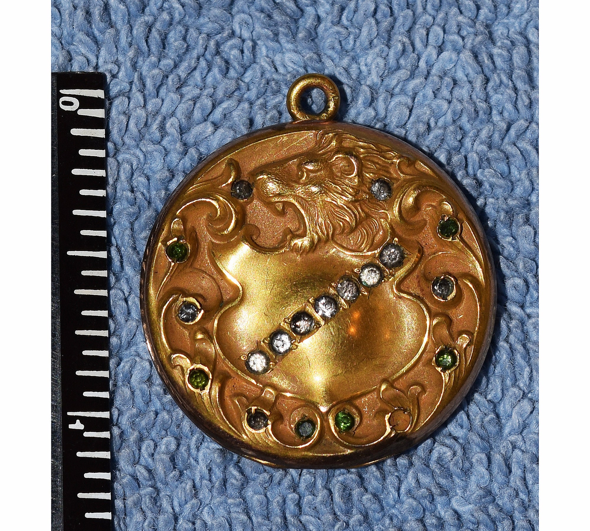 Late 1800s Solid Gold Locket With Photograph and Diamonds. - Etsy