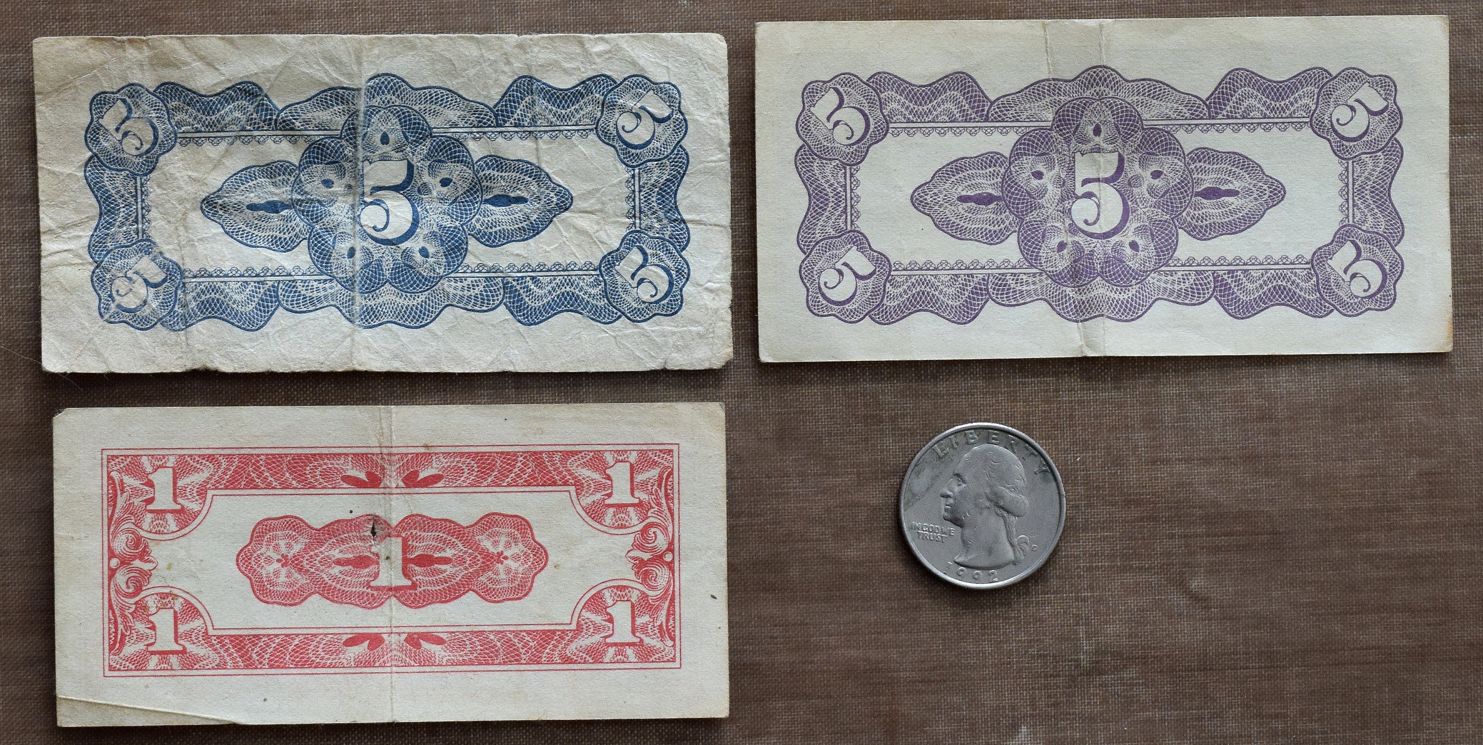 Japanese Invasion Money From WWII. Fractional Currency - Etsy