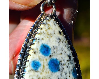 Sterling Silver and K2 Stone Pendant Handmade | Etsy