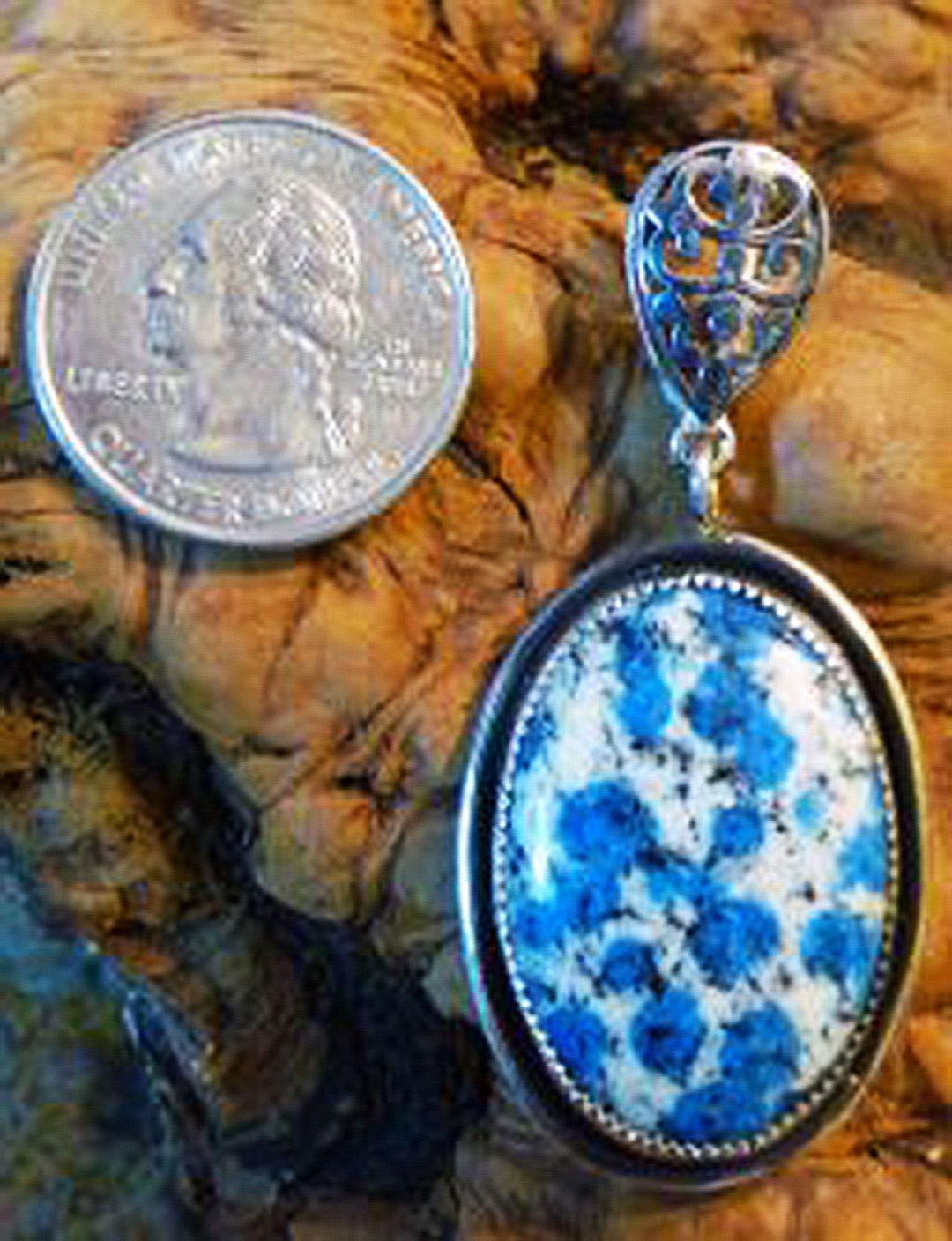 Sterling Silver and K2 Stone Pendant, Handmade - Etsy