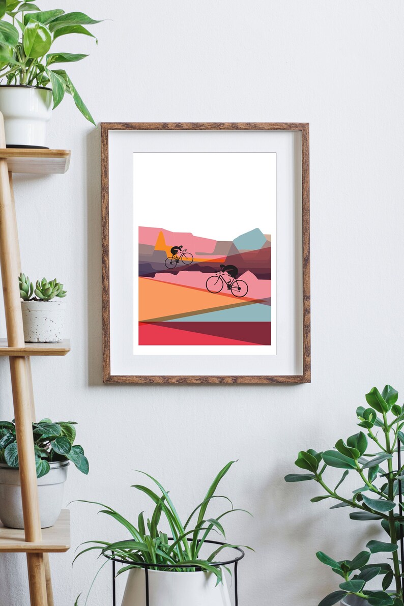 Cycling Poster Print Cycling Print Print for Cyclists - Etsy UK