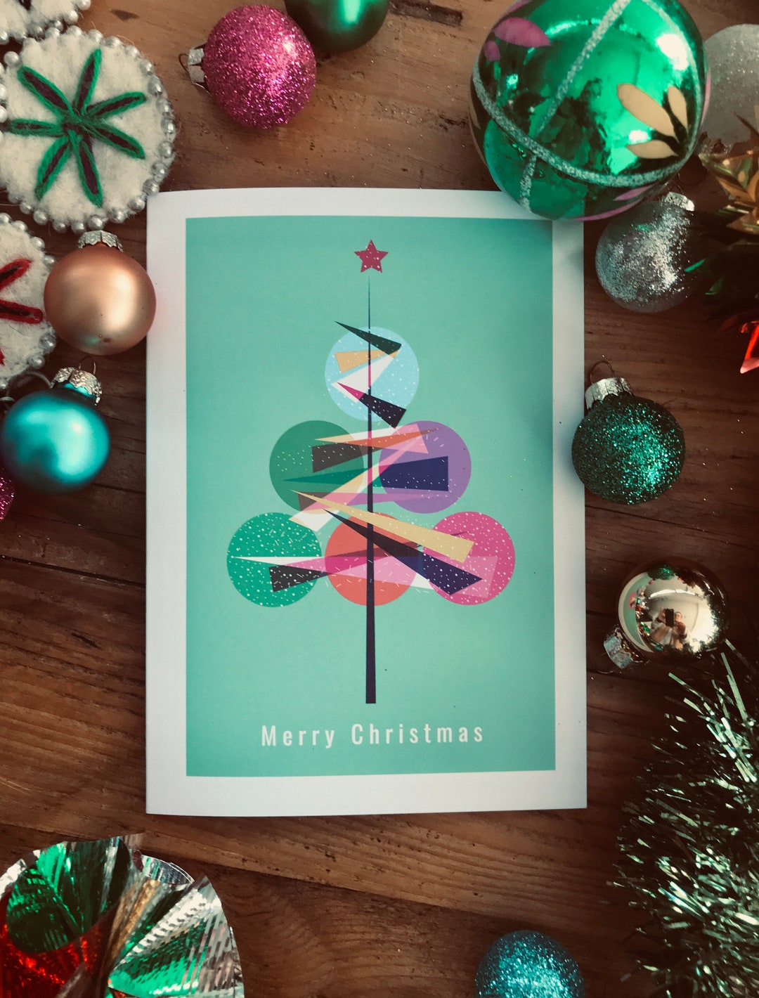 Christmas , Original Christmas Card Design, Contemporary Christmas Card ...