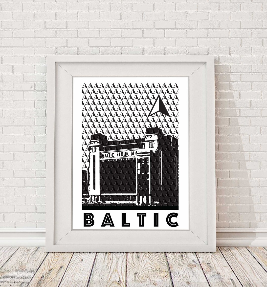 A4 Baltic Centre for Contemporary Art Poster Print, the Baltic, North ...