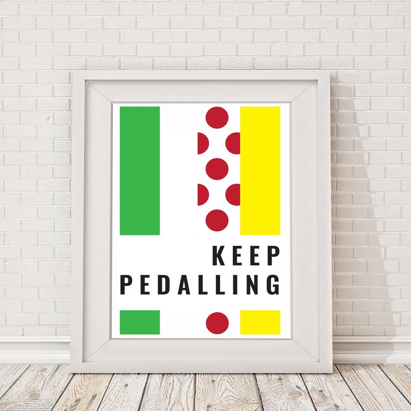 Keep Pedaling - Etsy
