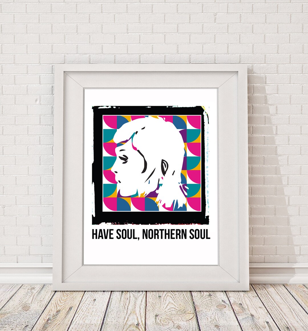 Soul Music Print. Northern Soul Print. Mod Girl Print. Music Poster ...