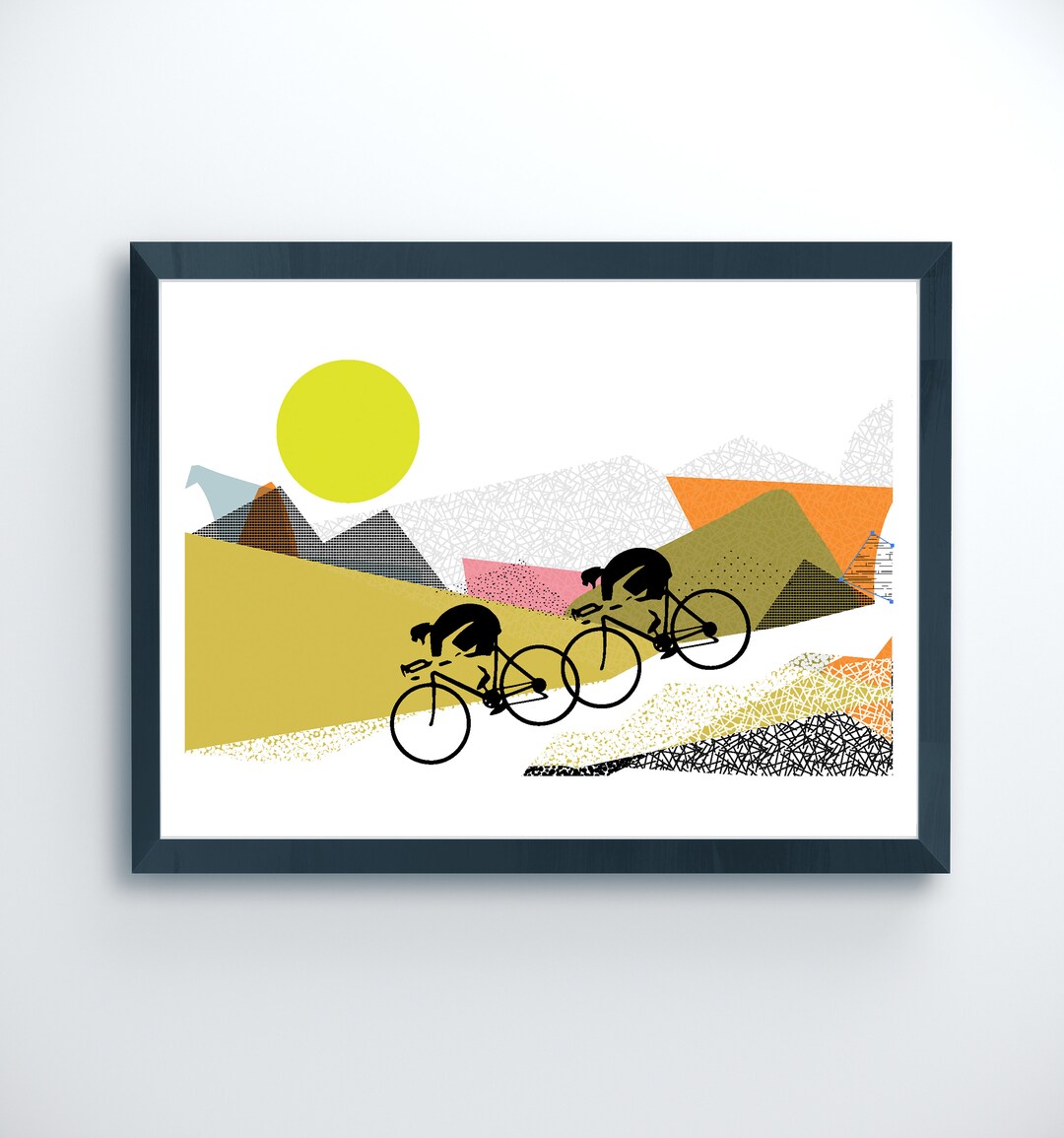 Cycling Poster Cycling A4 Poster Print Cycling Print Print - Etsy