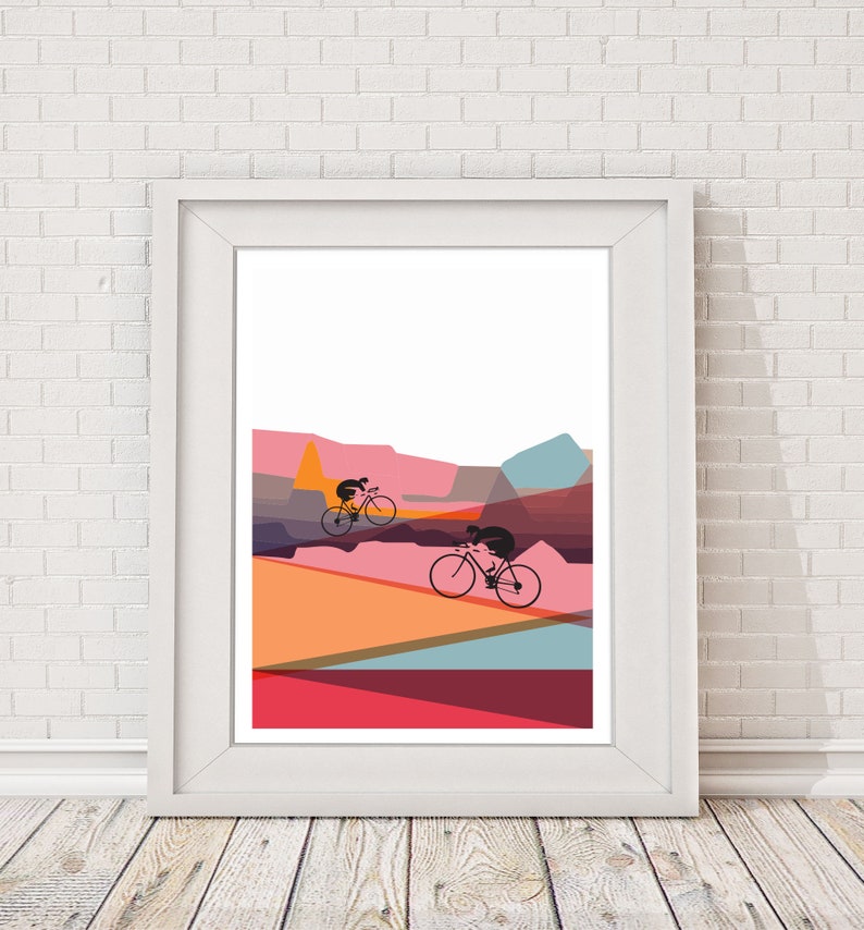 Cycling Poster Print Cycling Print Print for Cyclists - Etsy UK