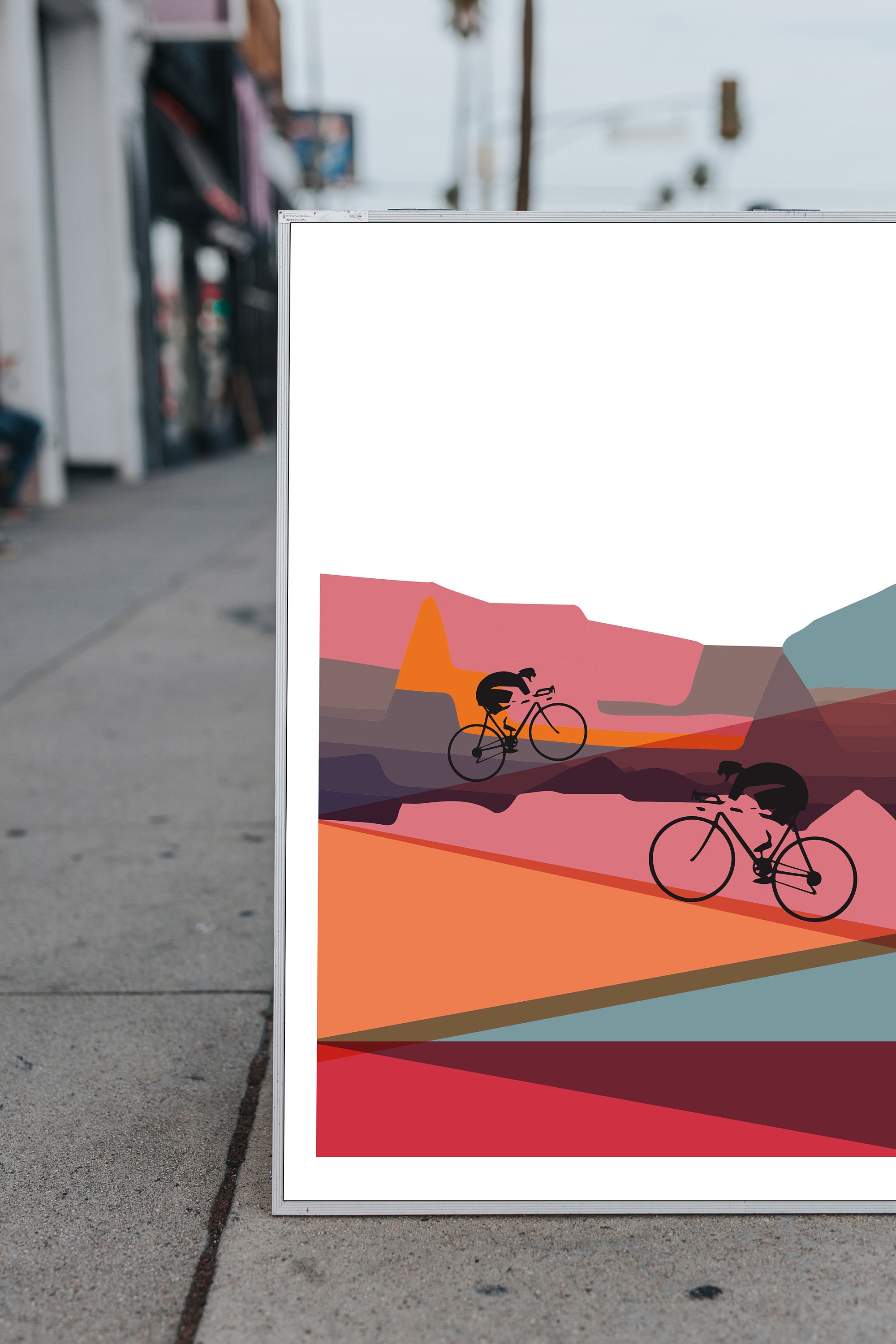 Cycling Poster Print Cycling Print Print for Cyclists - Etsy UK