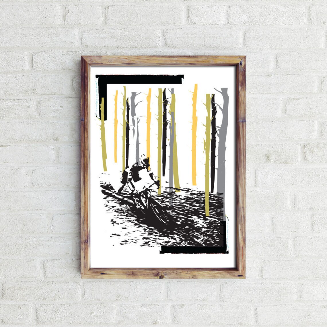 Cycling A4 Poster Print Cycling Print Print for Cyclists - Etsy