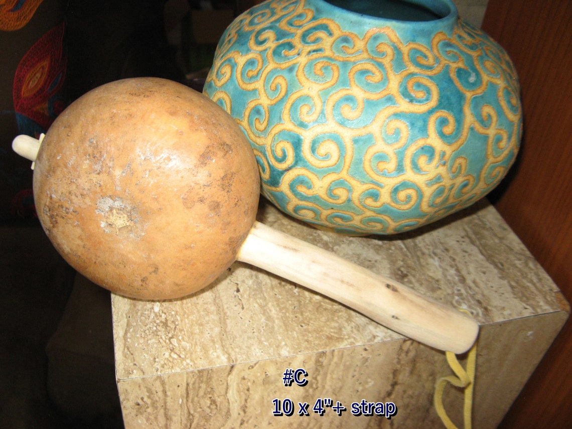 Gourd Rattle Native American Southwestern Rattle Pueblo | Etsy