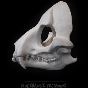 Wolf Skull Mask - Full - Etsy