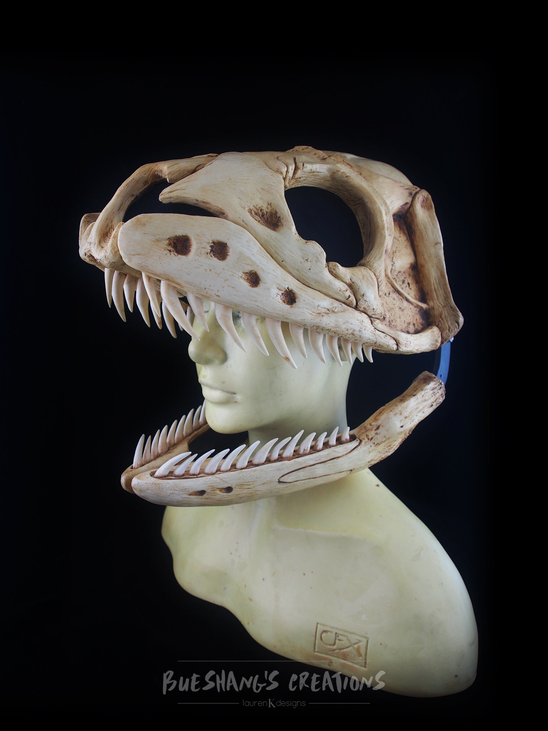 Snake Skull Mask Full | Etsy