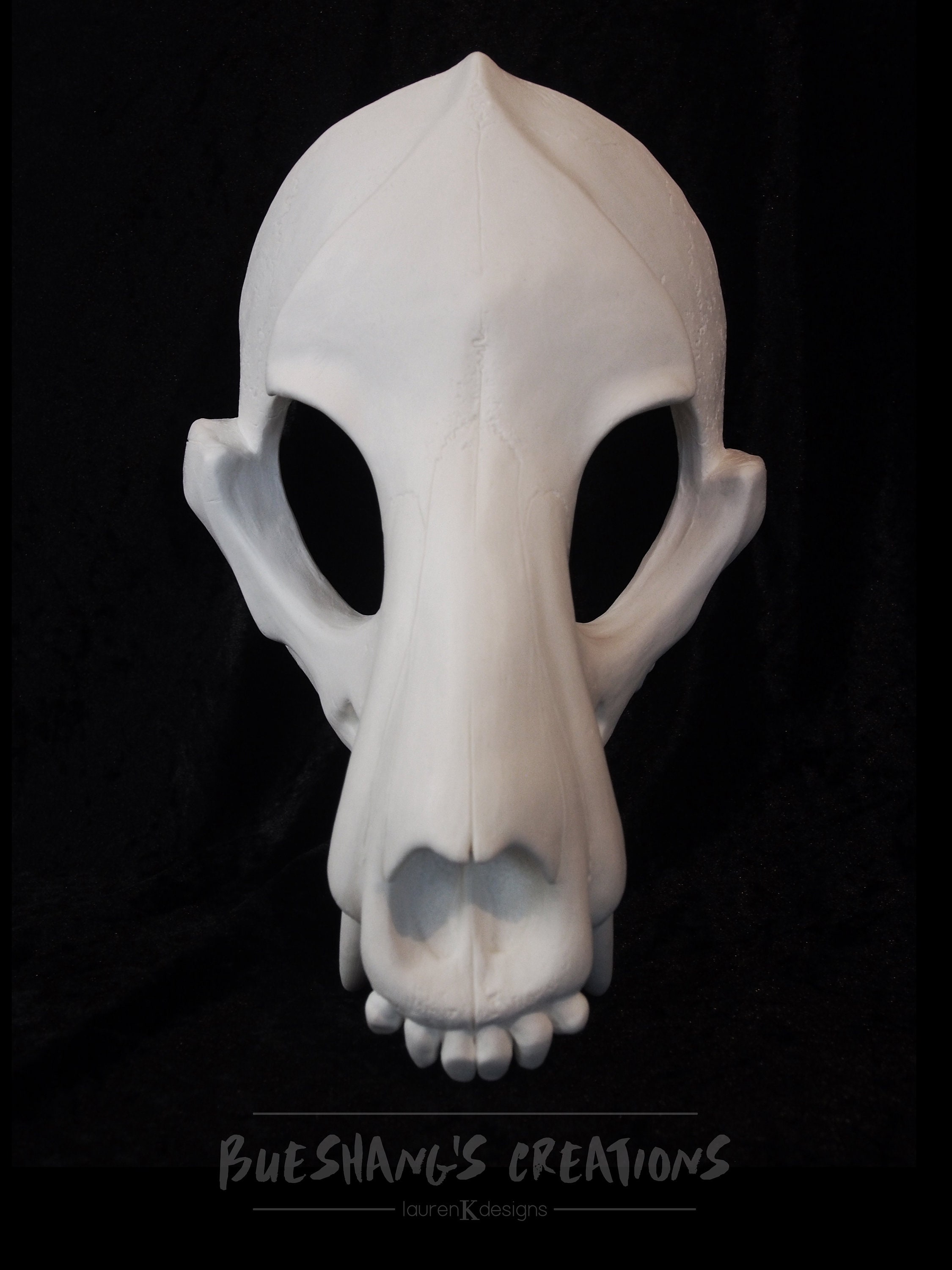 Wolf Skull Mask - Half - Etsy