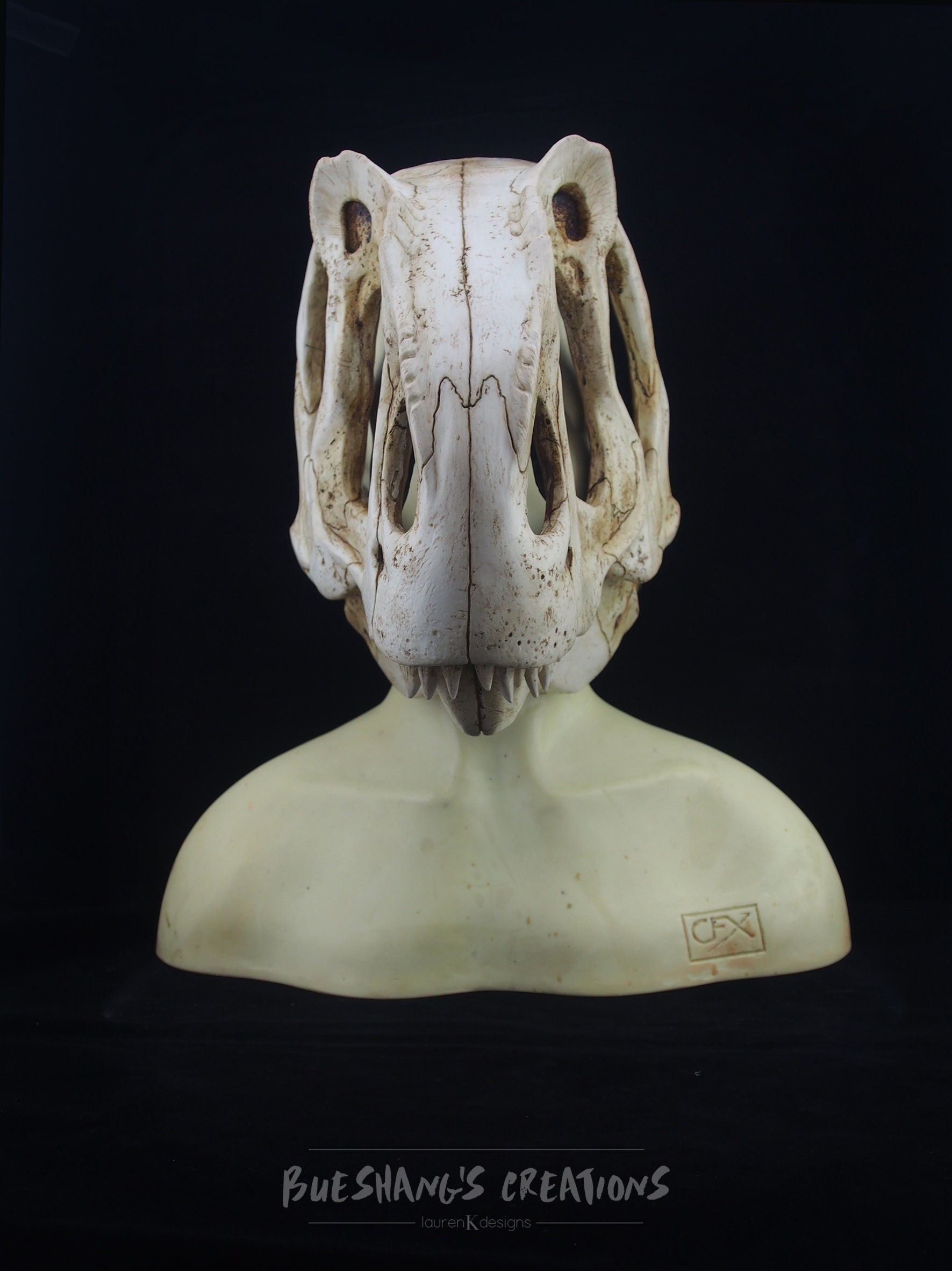 Allosaurus Skull Mask - Etsy