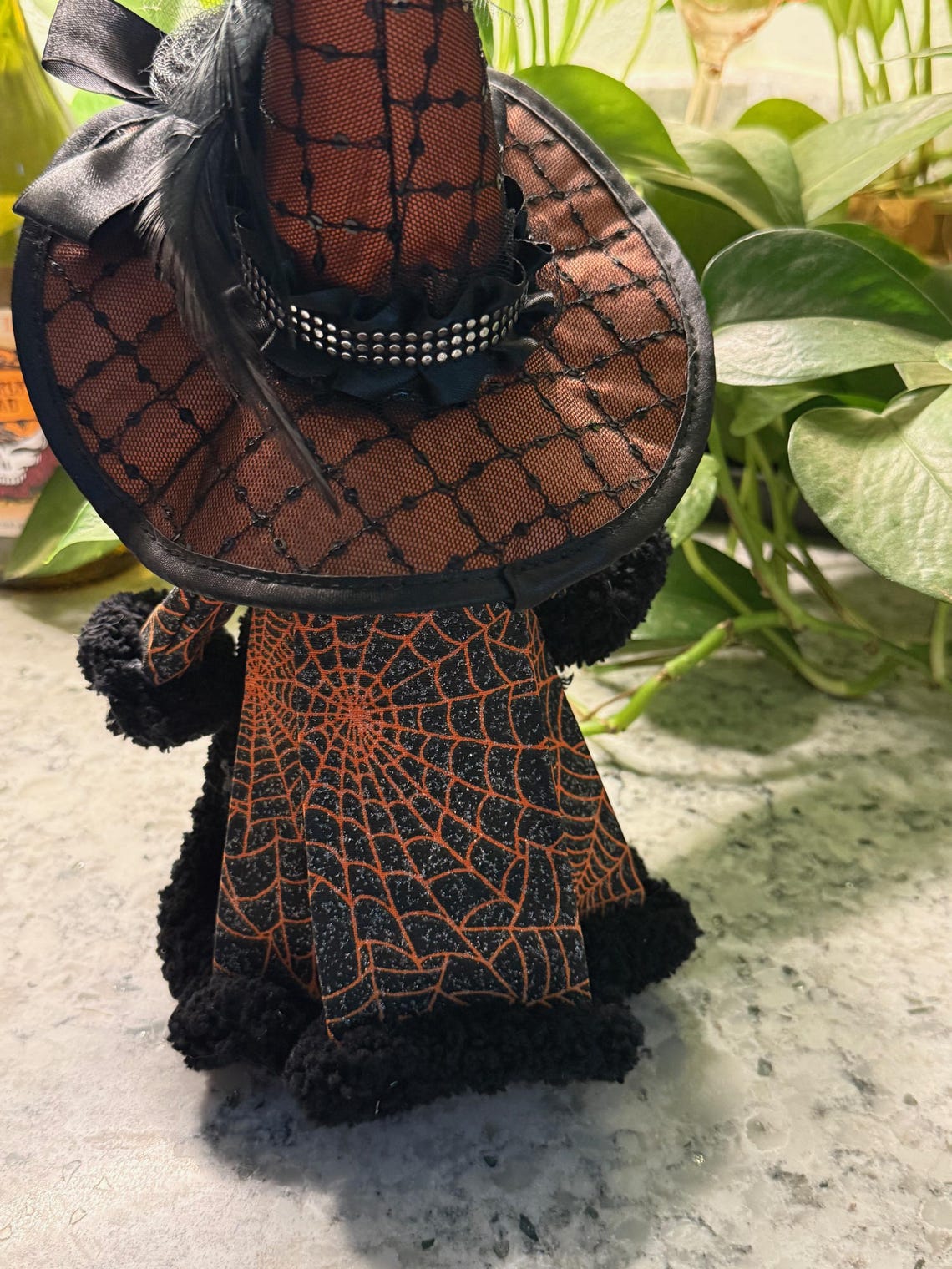 Halloween Gnome: Spider Keeper Phyllis - Orange & Black Decor - Etsy