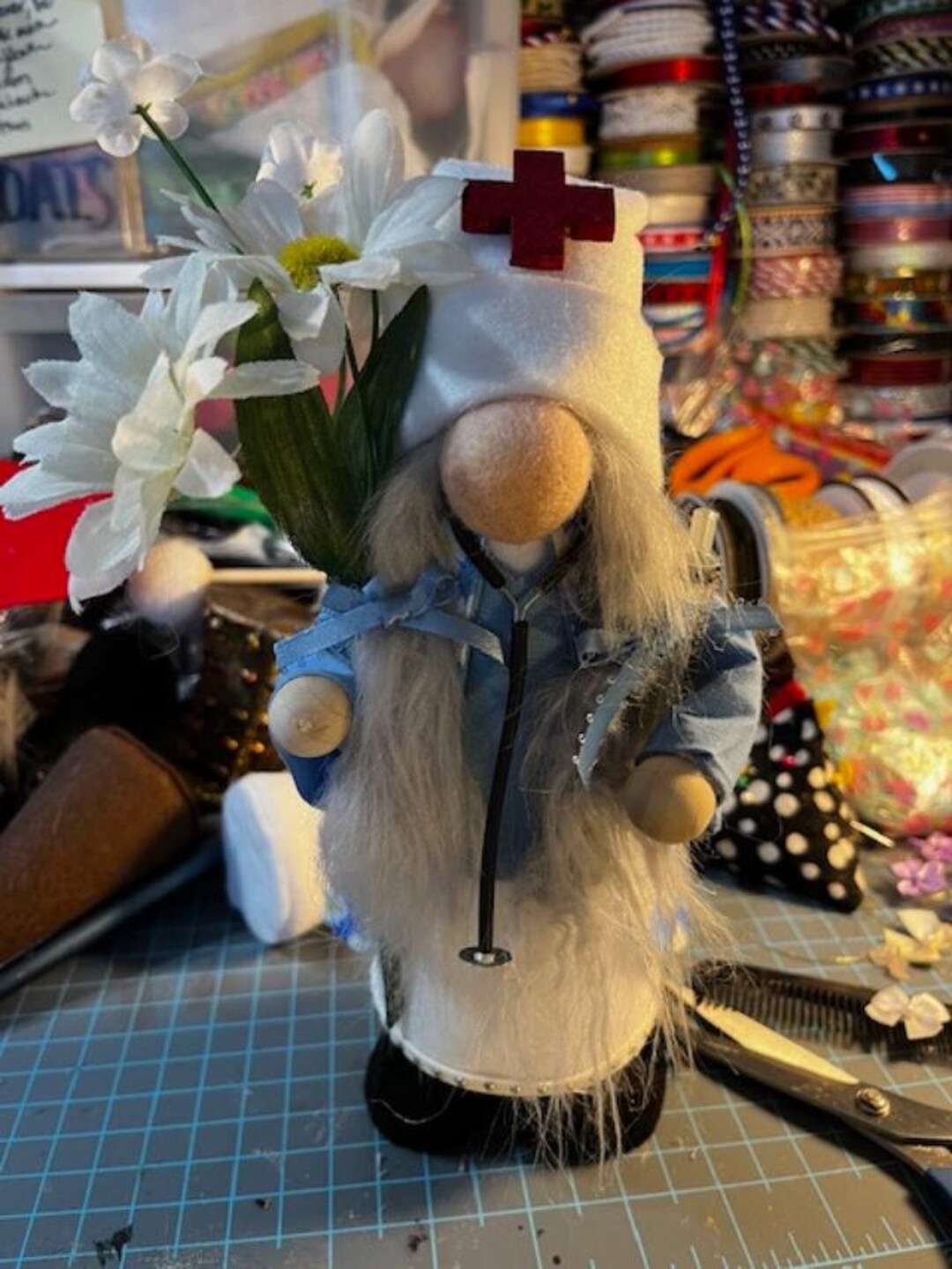 Nurse Gnome, Grad RN Gnome, Awarded Daisy RN Gnome, LVN Gnome, - Etsy