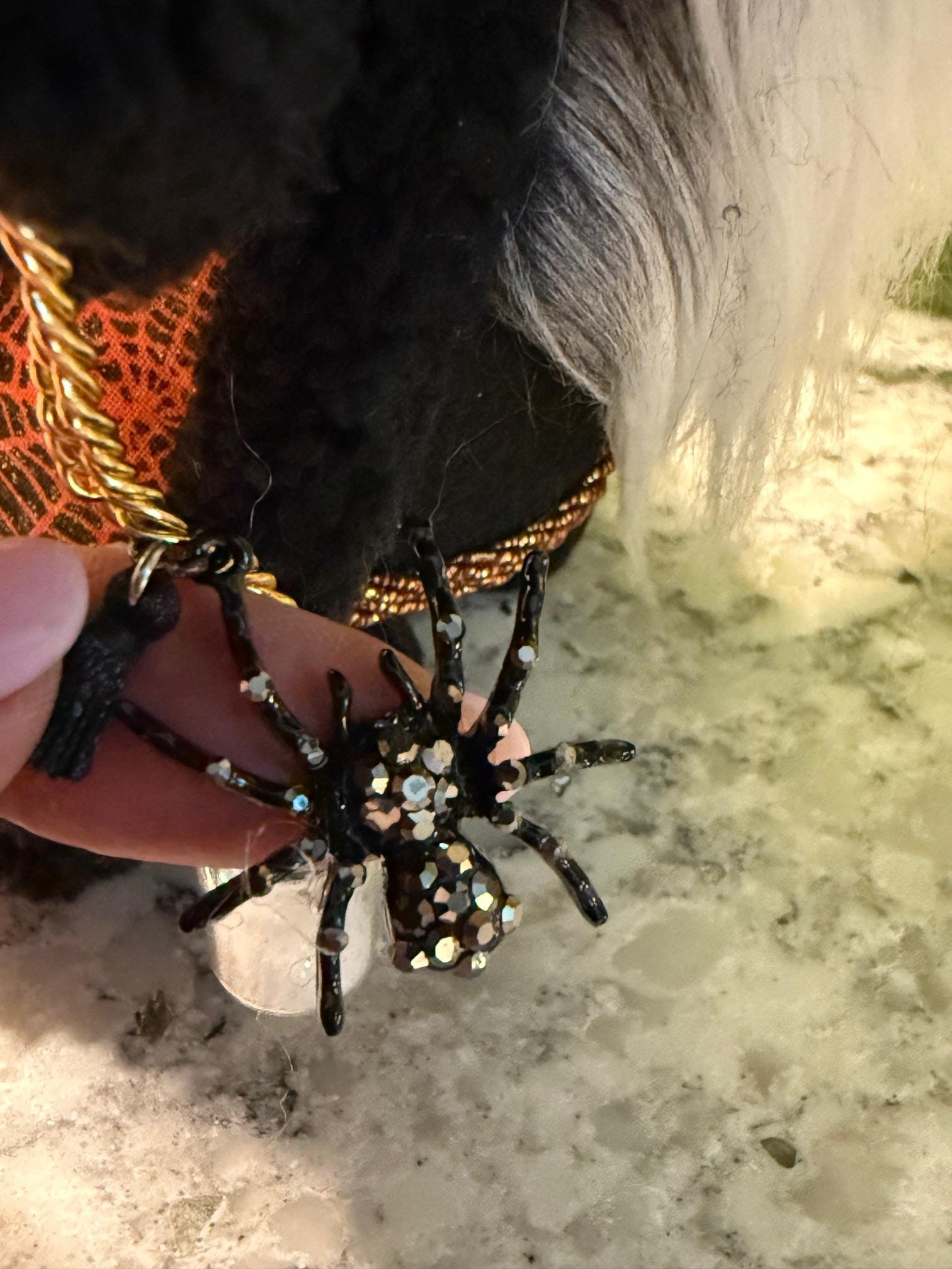 Halloween Gnome: Spider Keeper Phyllis - Orange & Black Decor - Etsy