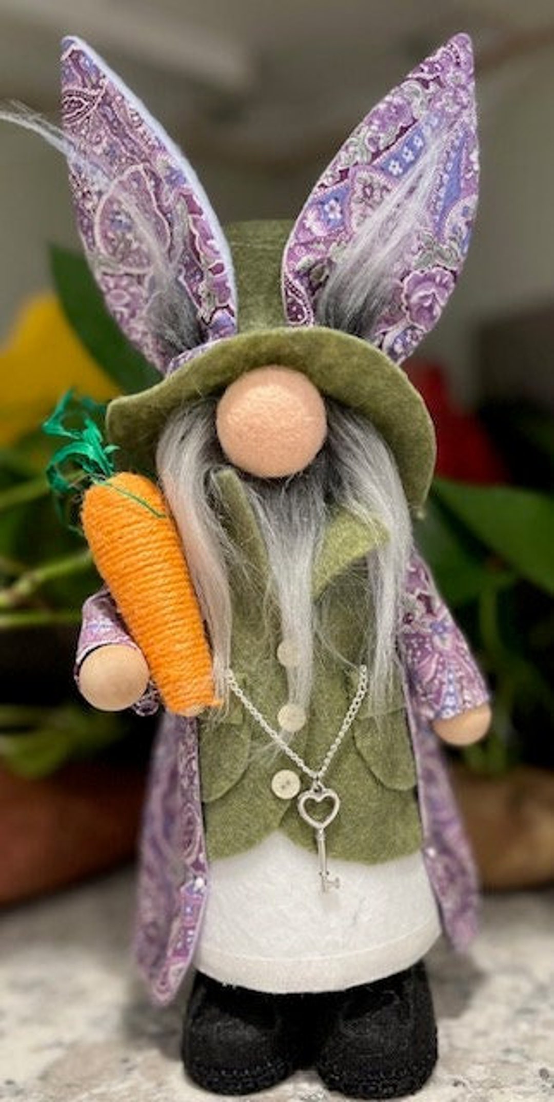 Easter Bunny Leo Gnome, Ranch House Style Easter Bunny, Farm Style ...