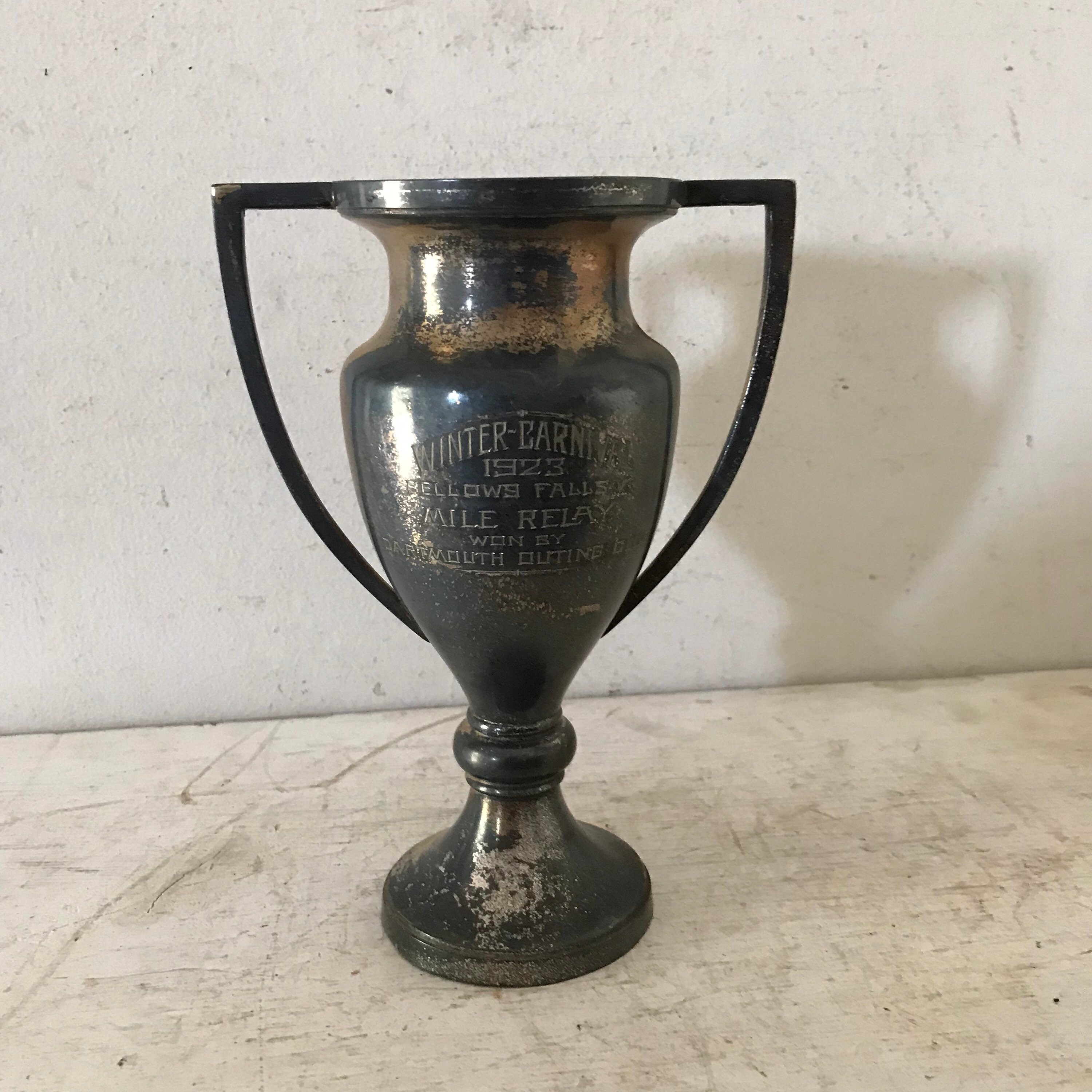 Antique Dartmouth Trophy Cup Winter Carnival Race Outing Club Silver ...