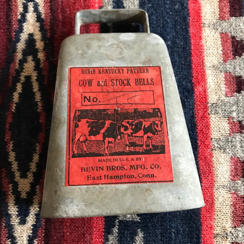 Antique Cow Bell - Etsy