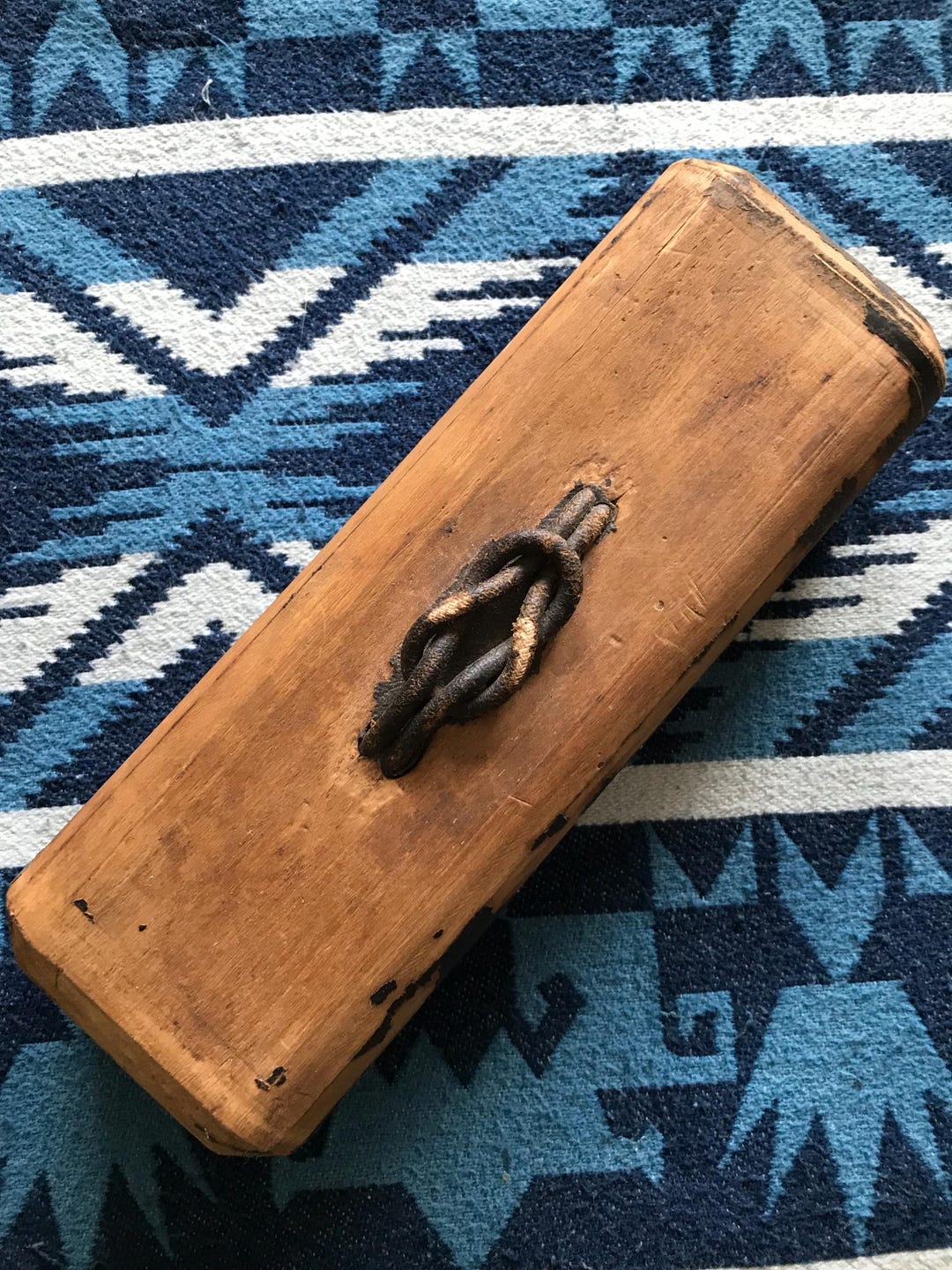 Antique Nautical Box Industrial Wood Sailor Knot Box Tool Box Primitive ...