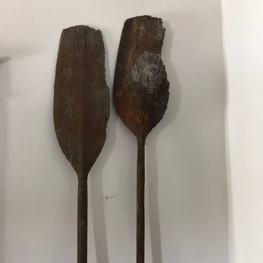 Antique Boat Paddles Ironwood Distressed Tribal Nautical - Etsy