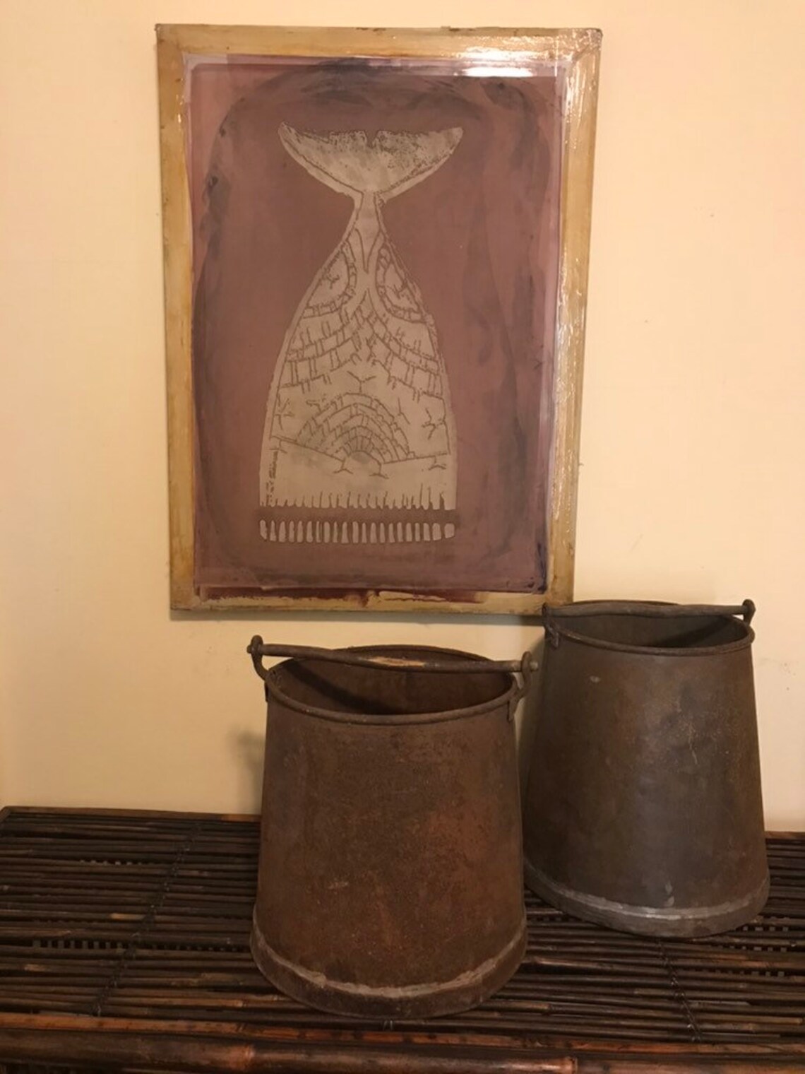 Antique Maple Syrup Buckets Industrial Metal Buckets Planter - Etsy