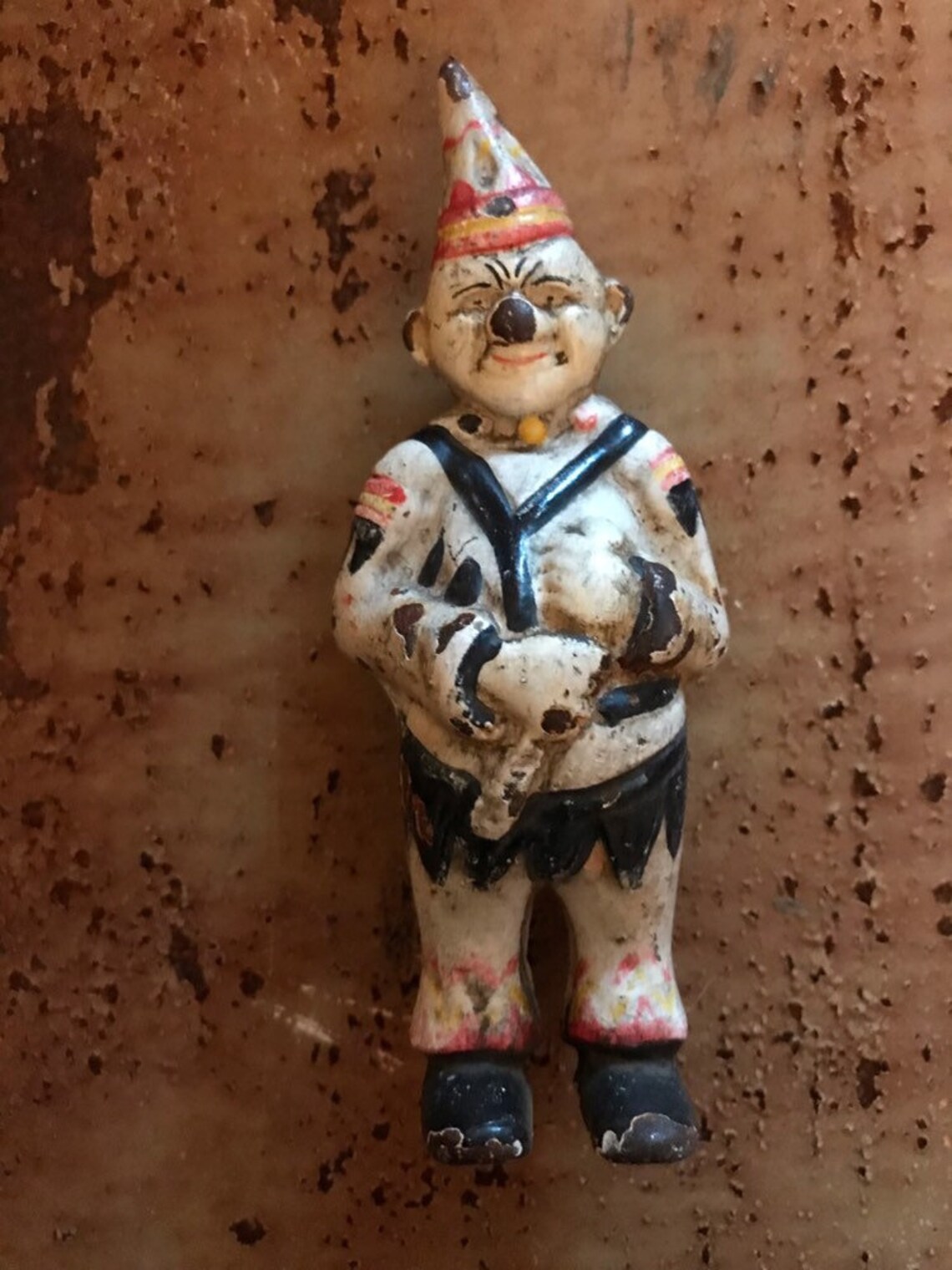 Antique Clown Bank Iron Clown Bank 1950s Era Painted Metal - Etsy