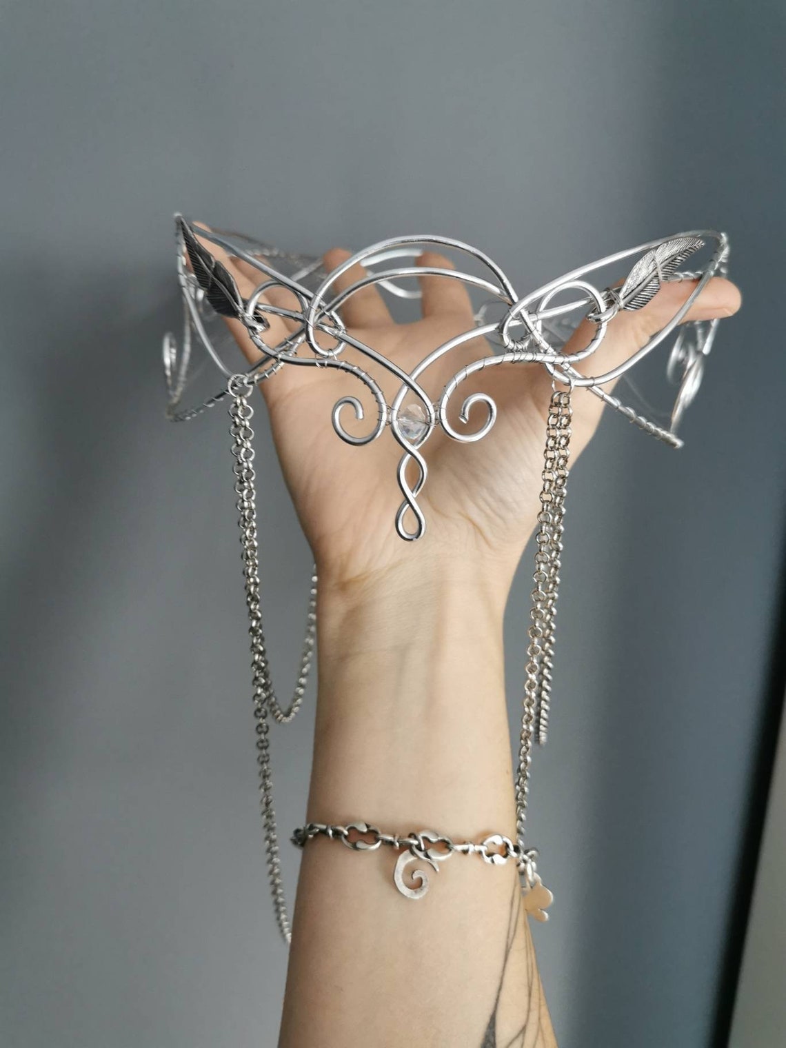 Elf Tiara / Elf Headpiece /crown Elven/ Tiara Elven/ Crown - Etsy