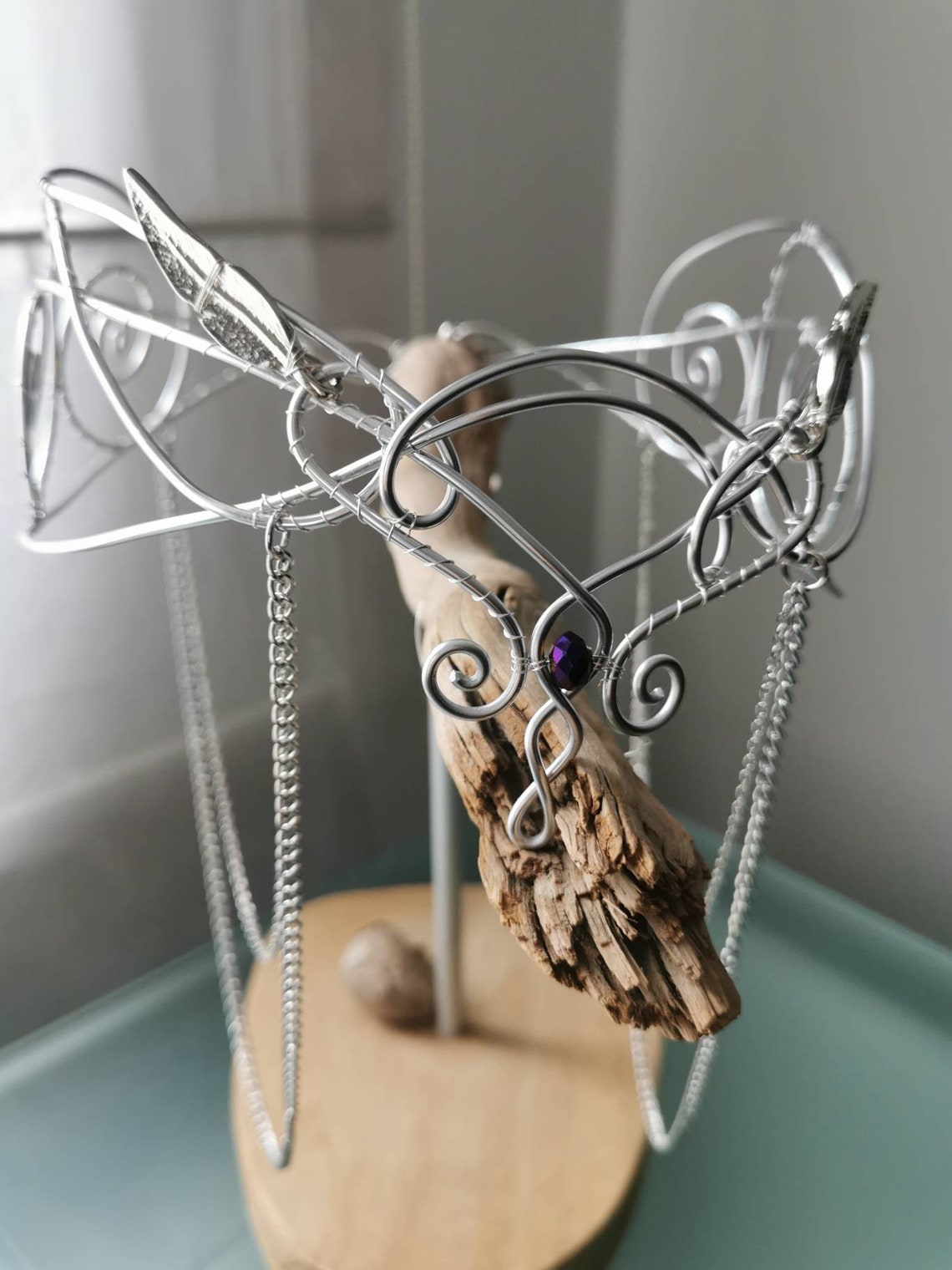 Elf Tiara / Elf Headpiece /crown Elven/ Tiara Elven/ Crown - Etsy