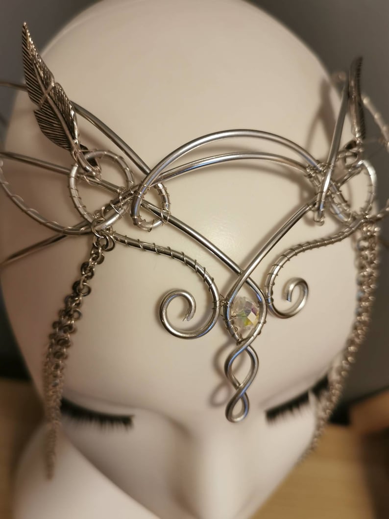 Elf Tiara / Elf Headpiece /crown Elven/ Tiara Elven/ Crown - Etsy