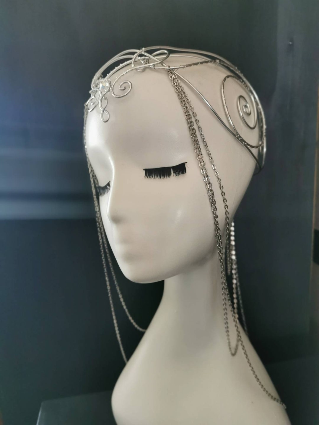 Elf Tiara / Elf Headpiece /crown Elven/ Tiara Elven/ Crown Circlet ...