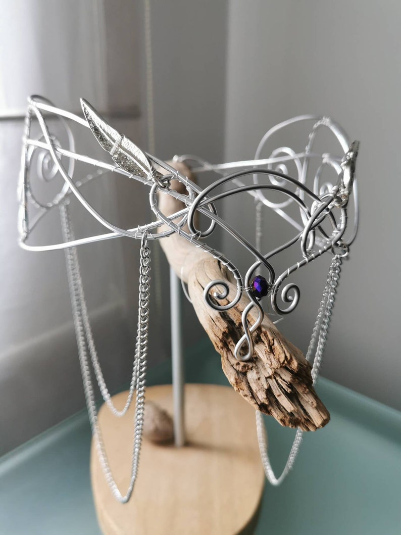 Elf Tiara / Elf Headpiece /crown Elven/ Tiara Elven/ Crown - Etsy