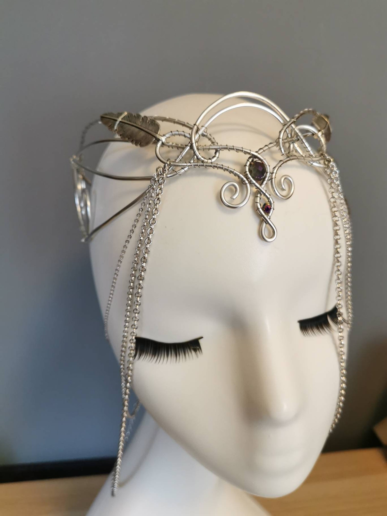 Elf Tiara / Elf Headpiece /crown Elven/ Tiara Elven/ Crown - Etsy