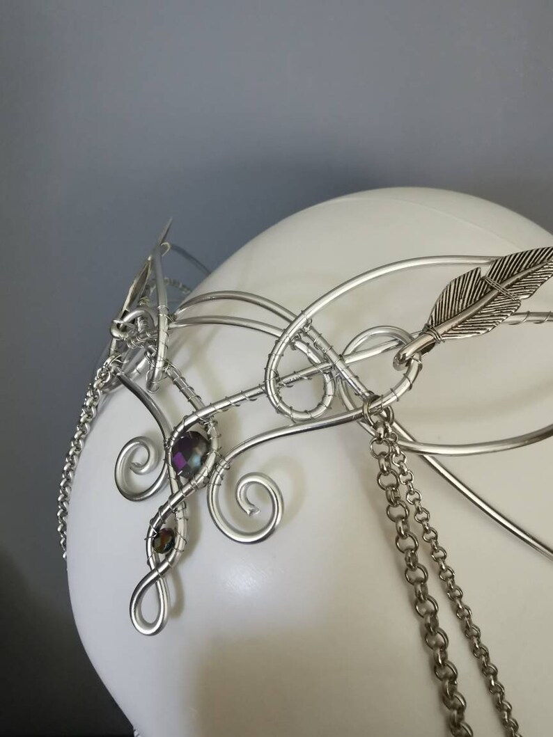 Elf Tiara / Elf Headpiece /crown Elven/ Tiara Elven/ Crown - Etsy