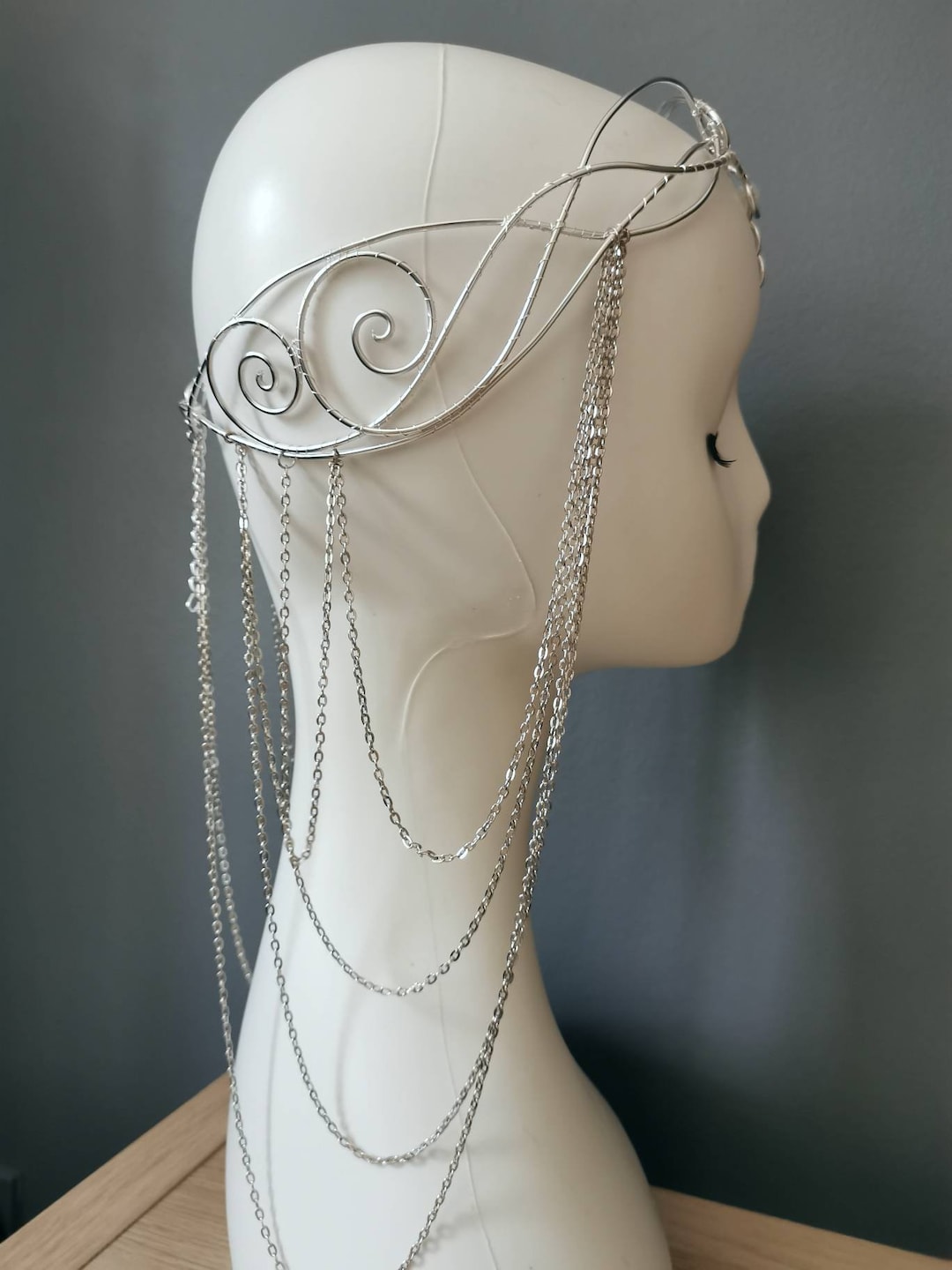 Elf Tiara / Elf Headpiece /crown Elven/ Tiara Elven/ Crown Circlet ...