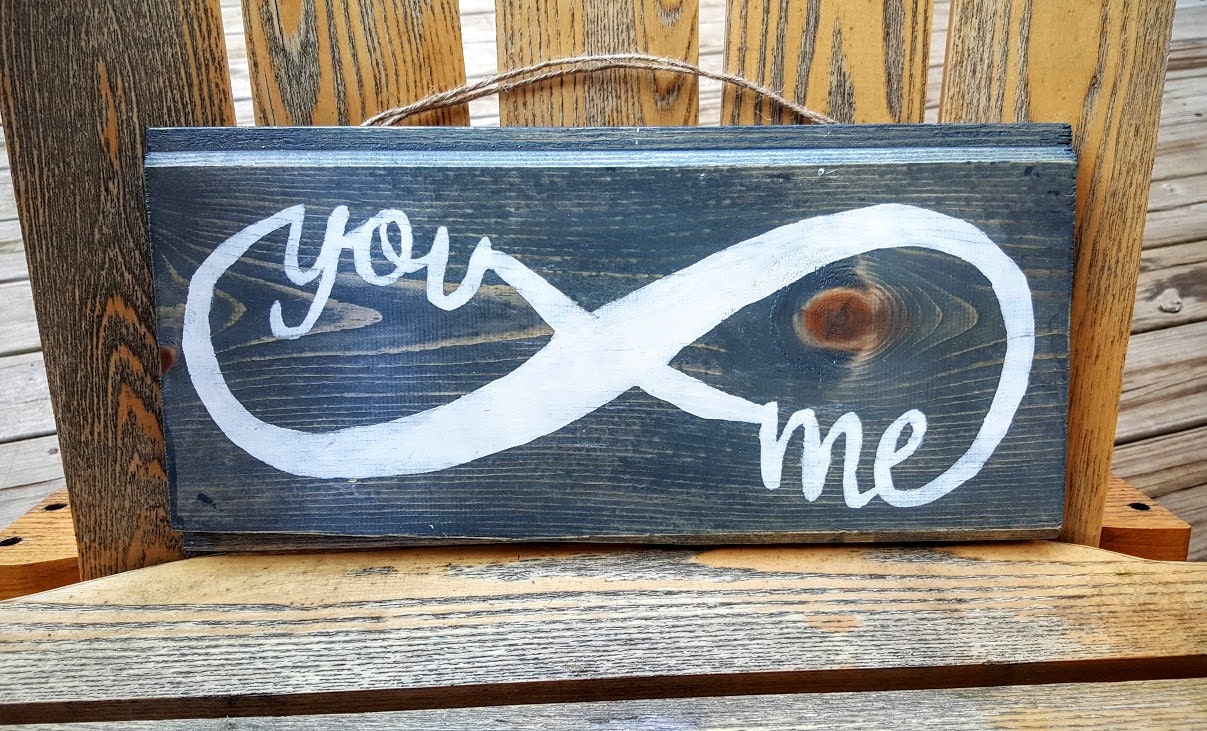 You & Me Infinity Sign Infinity Sign You and Me Sign Love - Etsy