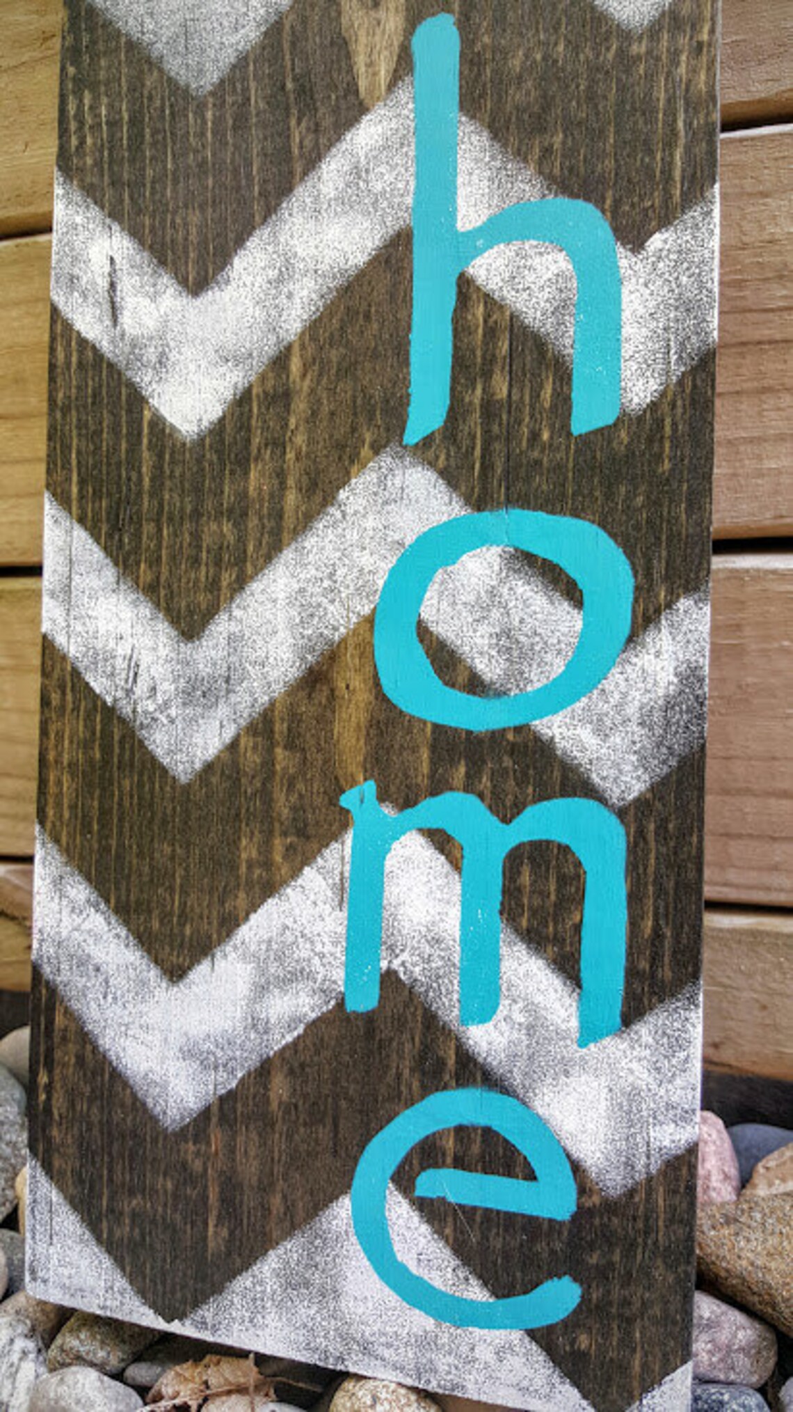 Chevron Home Wooden Sign Wooden Signs Hanging Wooden Sign - Etsy