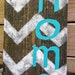 Chevron Home Wooden Sign, Wooden Signs, Hanging Wooden Sign, Home Sign ...