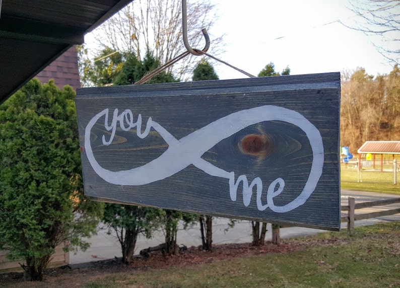 You & Me Infinity Sign Infinity Sign You and Me Sign Love - Etsy