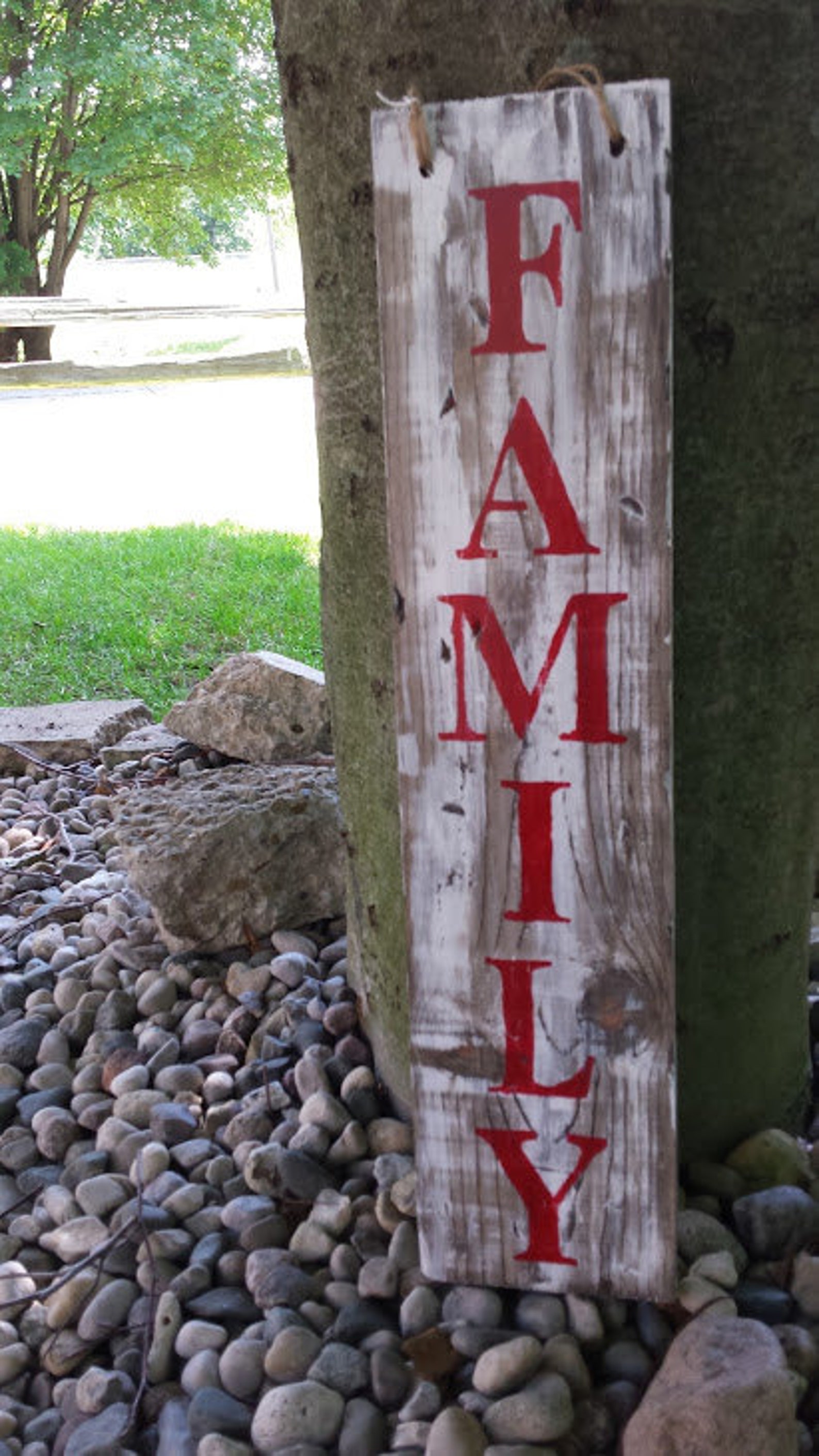 Family Wooden Sign, Wood Signs, Family, Hanging Wooden Sign, Family ...